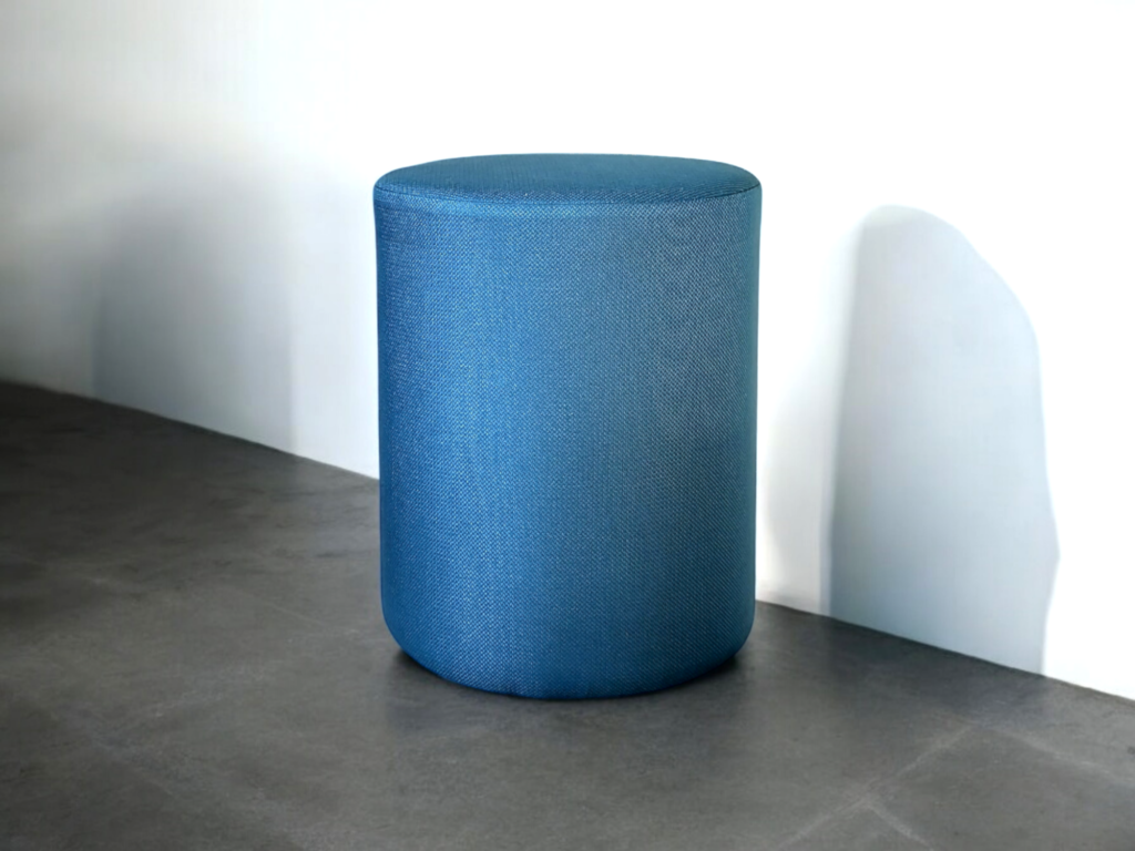 Dazor | Drum Modern Ottoman - Royal Blue - Dazor