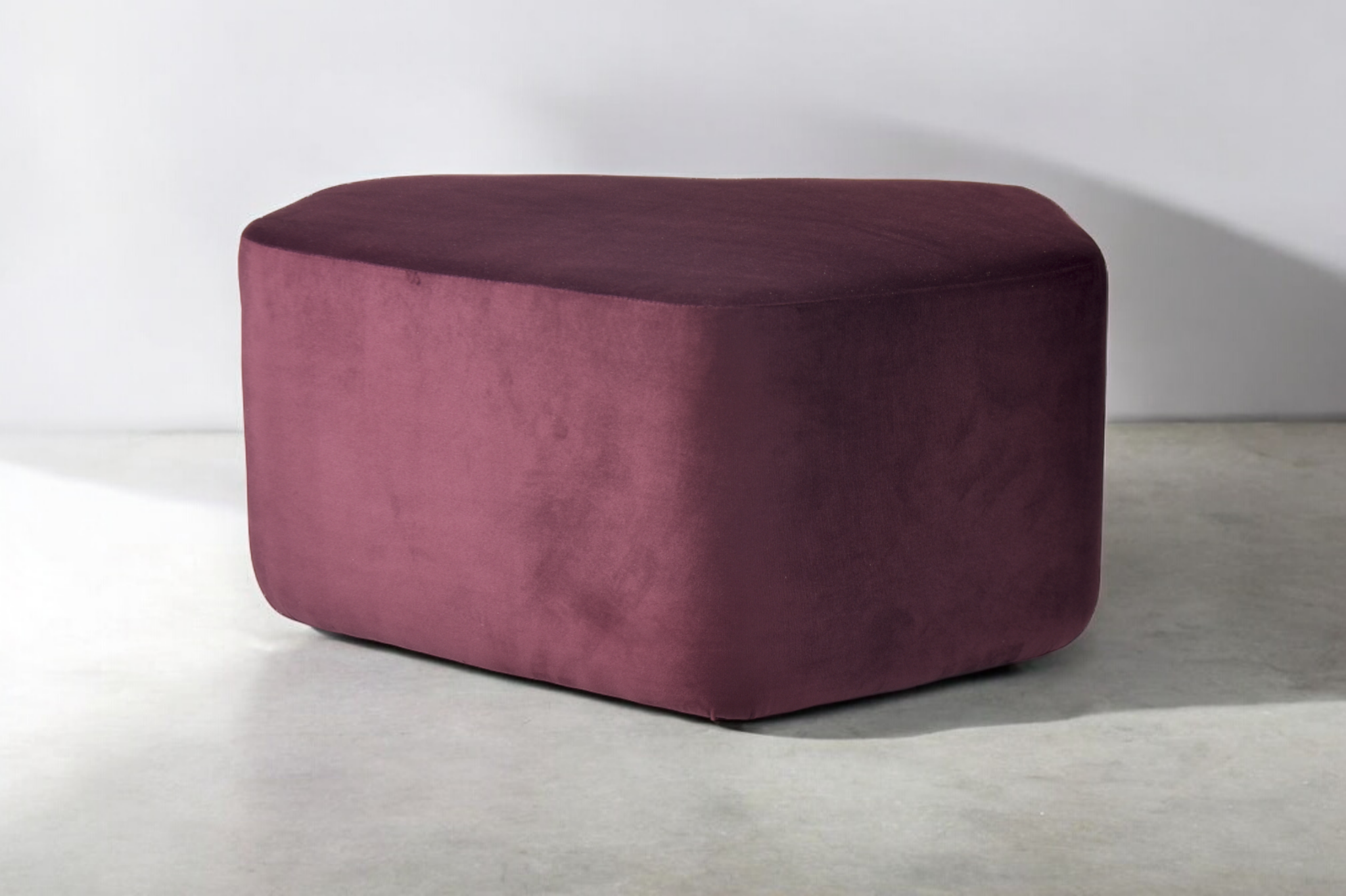 Dazor | Random Modern Ottoman - Wine - Dazor