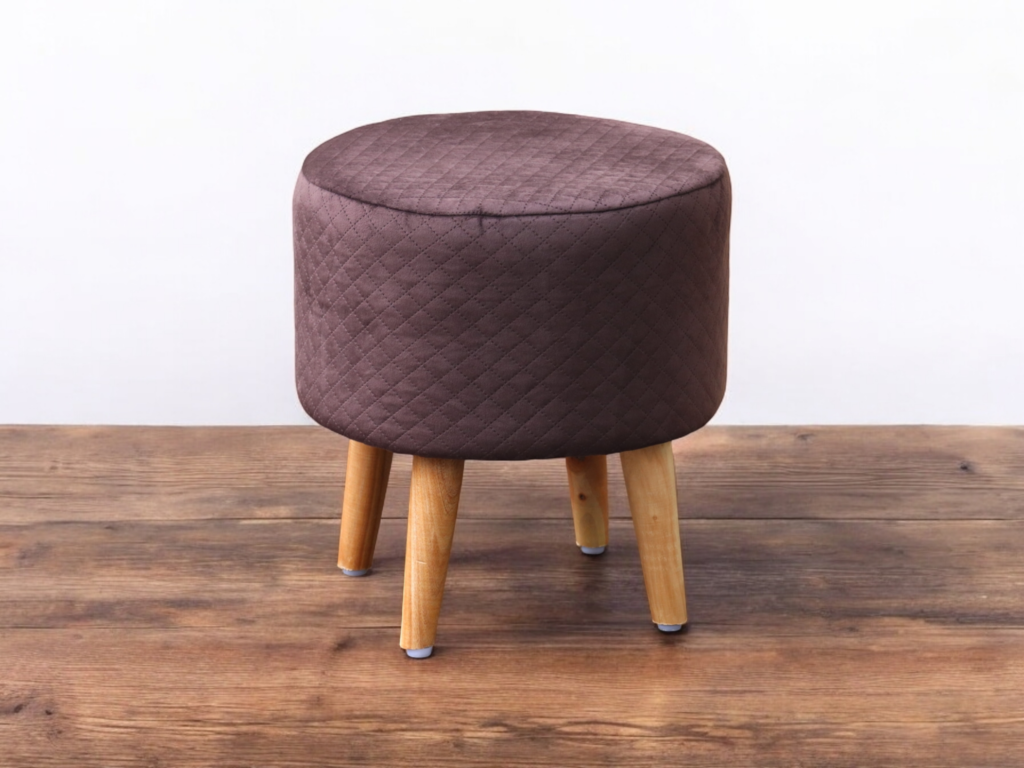 Dazor | Modo Wooden Ottoman - Wine - Dazor