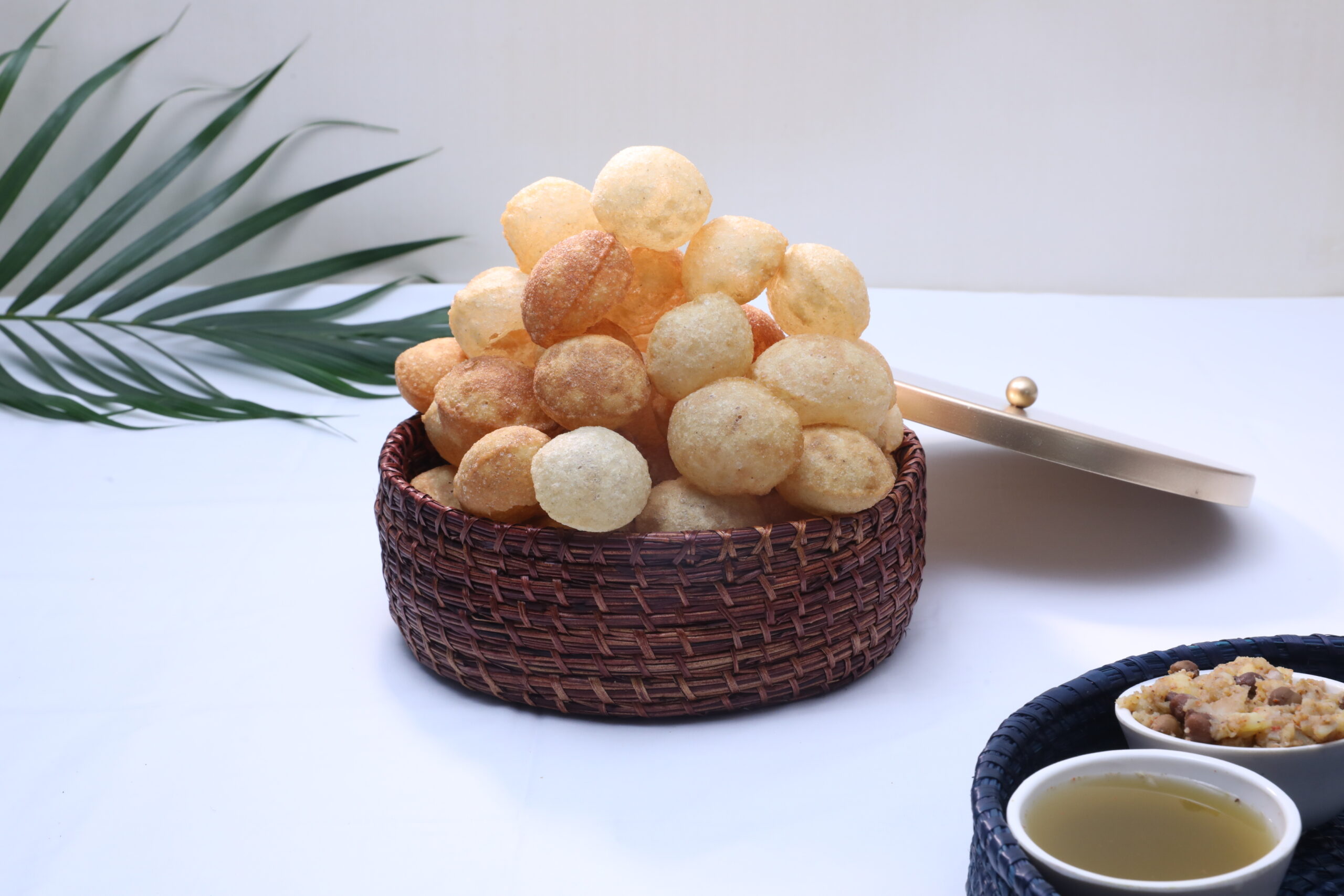 Dazor | Hand Crafted Roti Box Metal Lid - Brown - Dazor