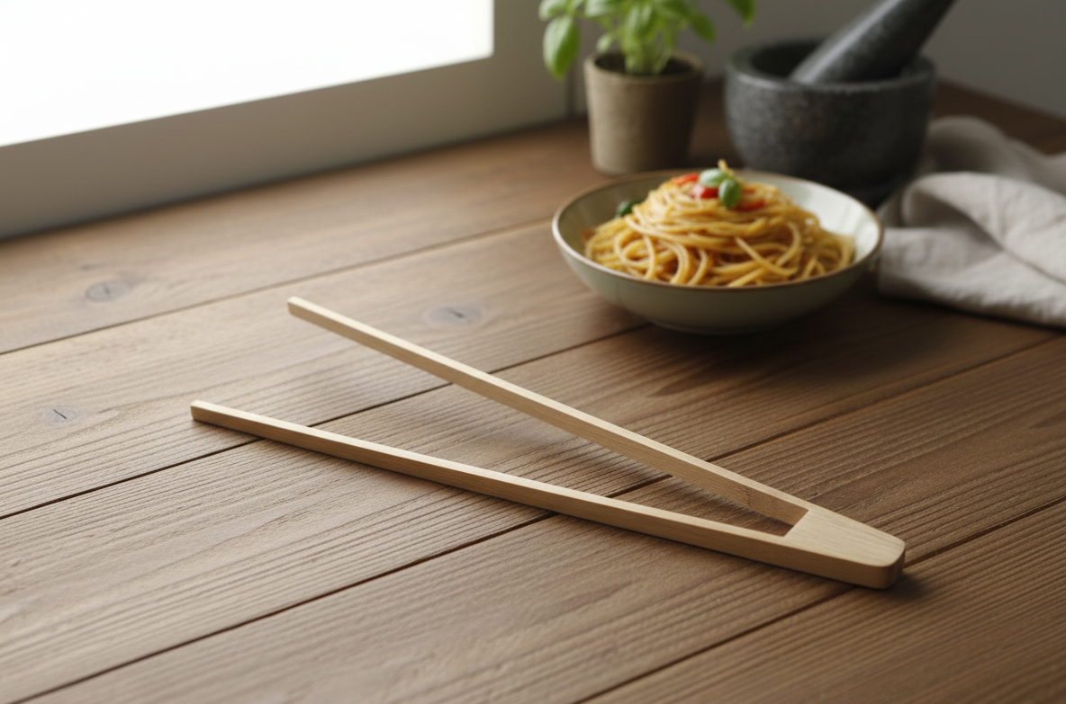 Dazor | Eco Friendly Bamboo Kitchen Tong Straight - Dazor